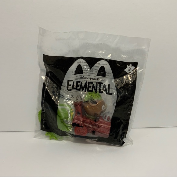 Disney | Toys | Mcdonalds 223 Disney Elemental Happy Meal Toy 3 Clod On ...
